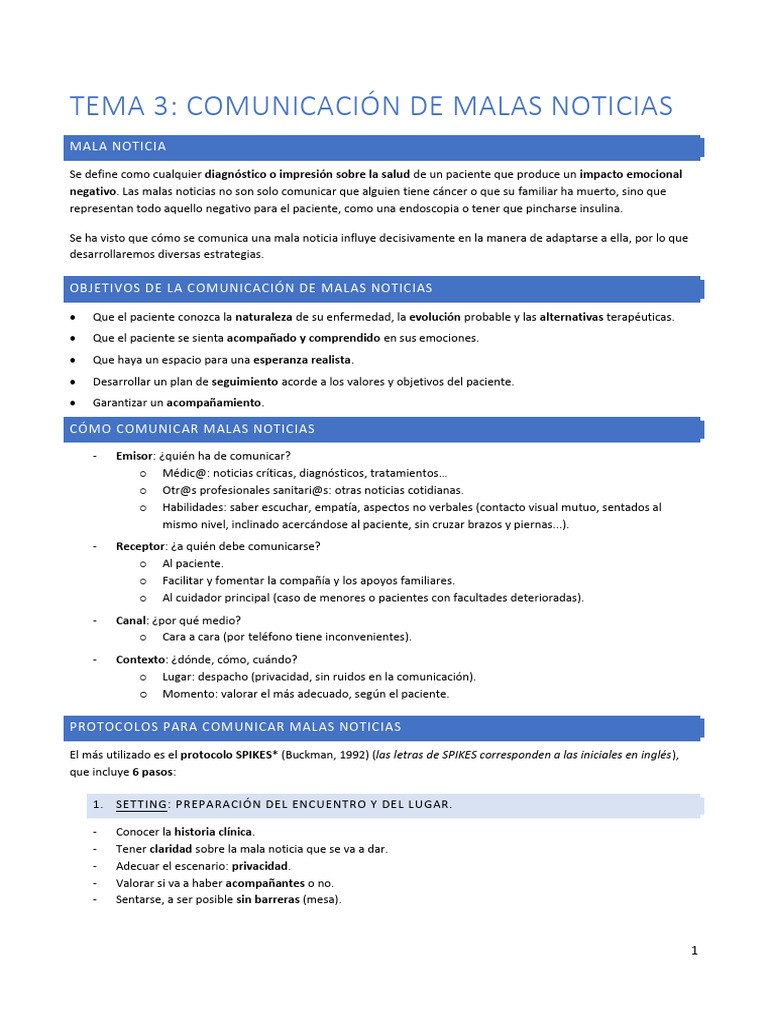 TEMA 3. Malas Noticias | PDF | Comunicación | Verdad