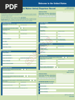 CBP Form I-95 | PDF | U.S. Customs And Border Protection | United ...