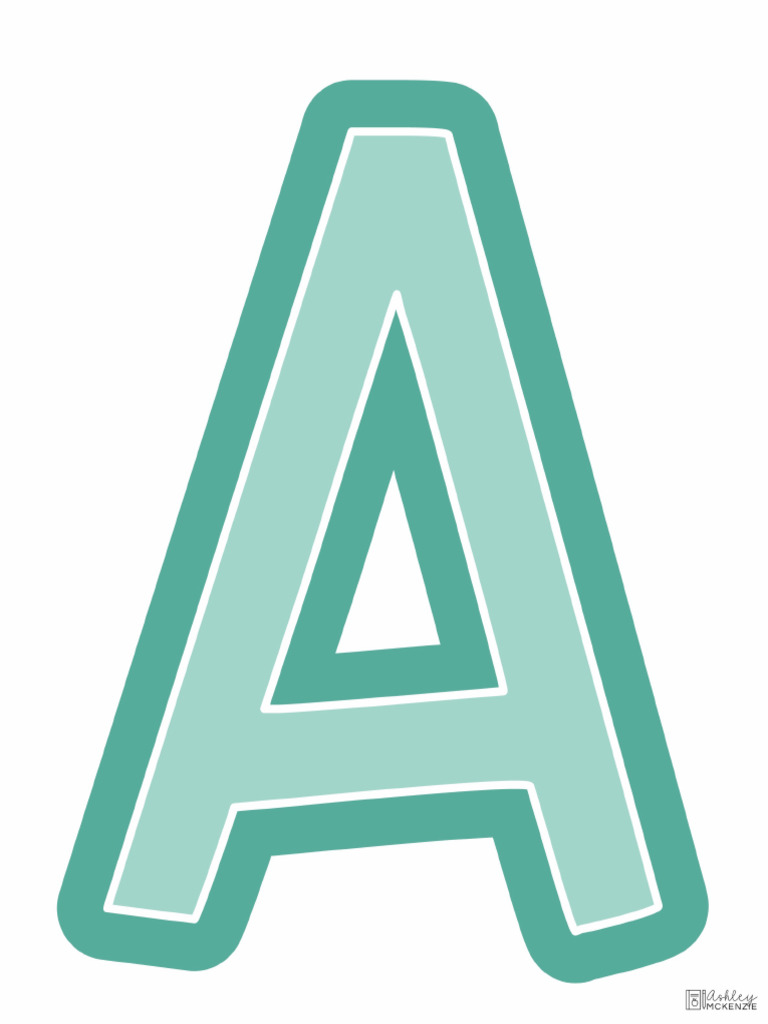 A-Z Bulletin Board Letters Freebie Version 2 | PDF