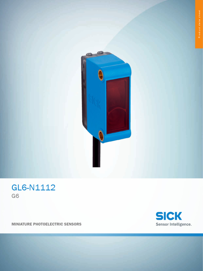 Datasheet GL6-N1112 1051780 en | PDF | Photoelectric Effect | Light
