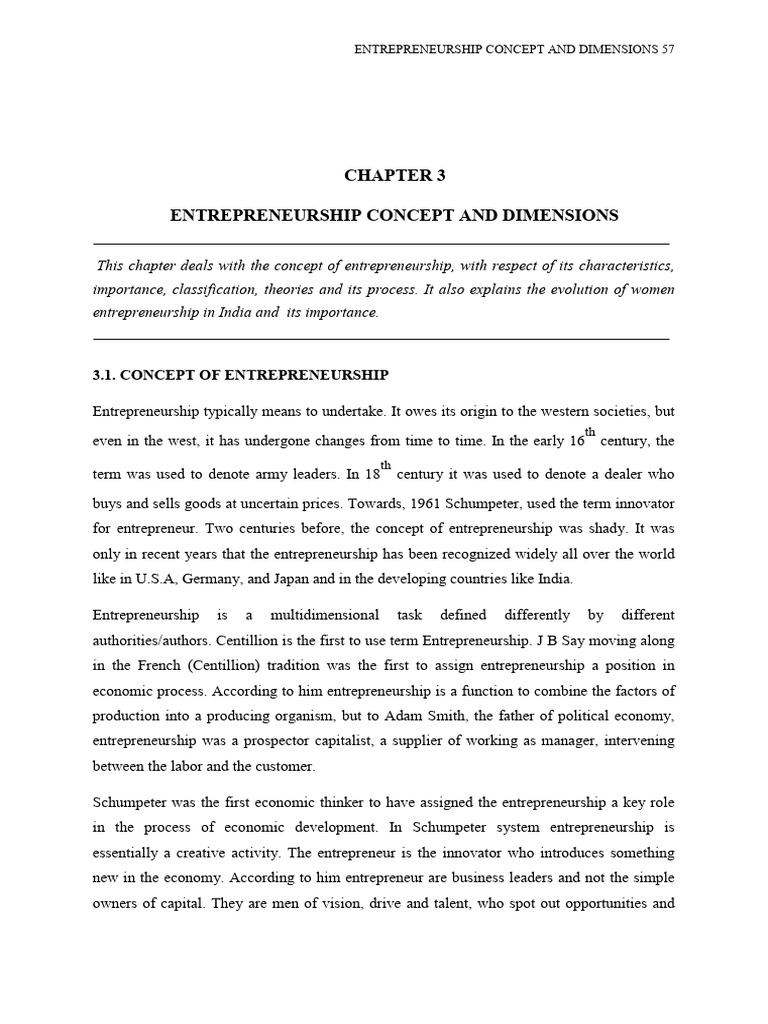 Ph.d.-Thesis-Chapter 3 | PDF | Entrepreneurship | Economic Growth