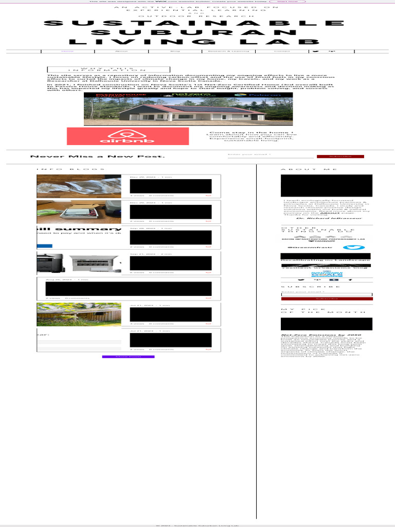 SLAB Website | PDF | Sustainability | Off The Grid