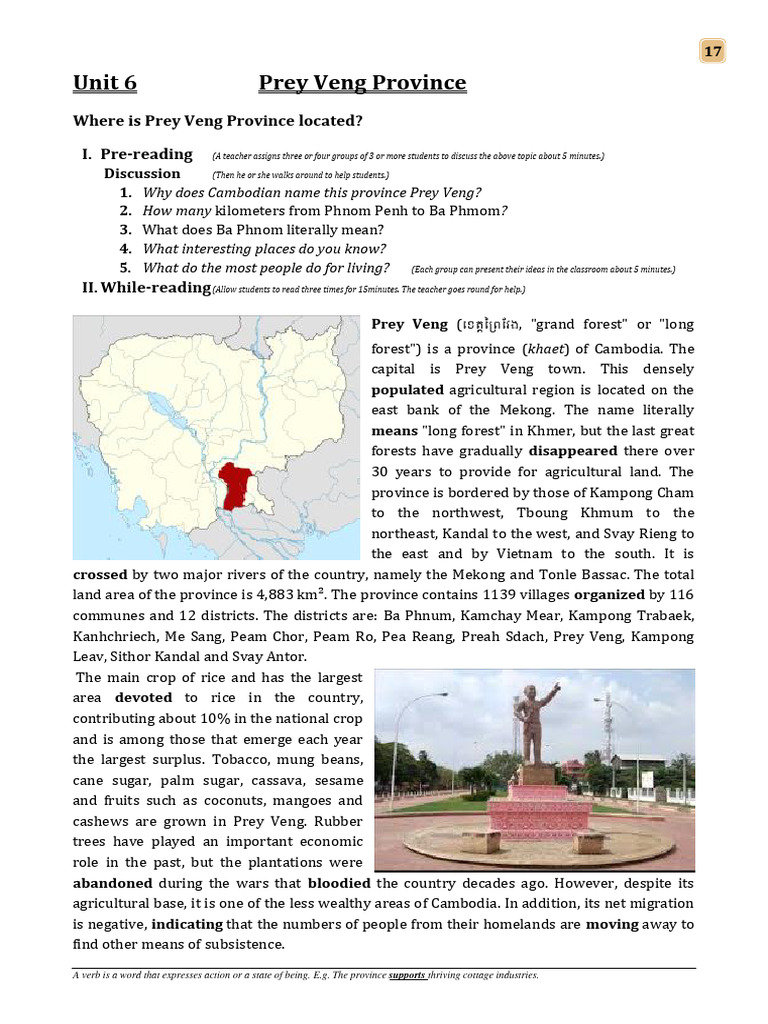 Prey Veng Province Overview | PDF | Linguistics