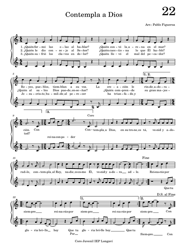22 - Contempla A Dios | PDF