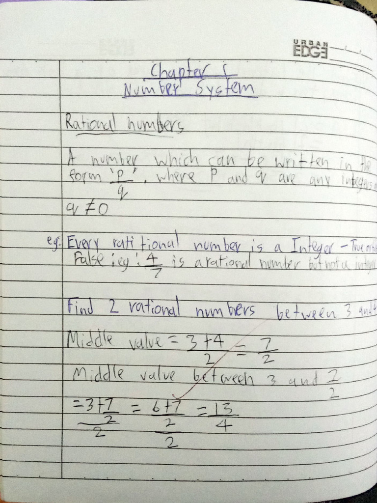 Grade 9 chapter 1 Math Notes-1 | PDF