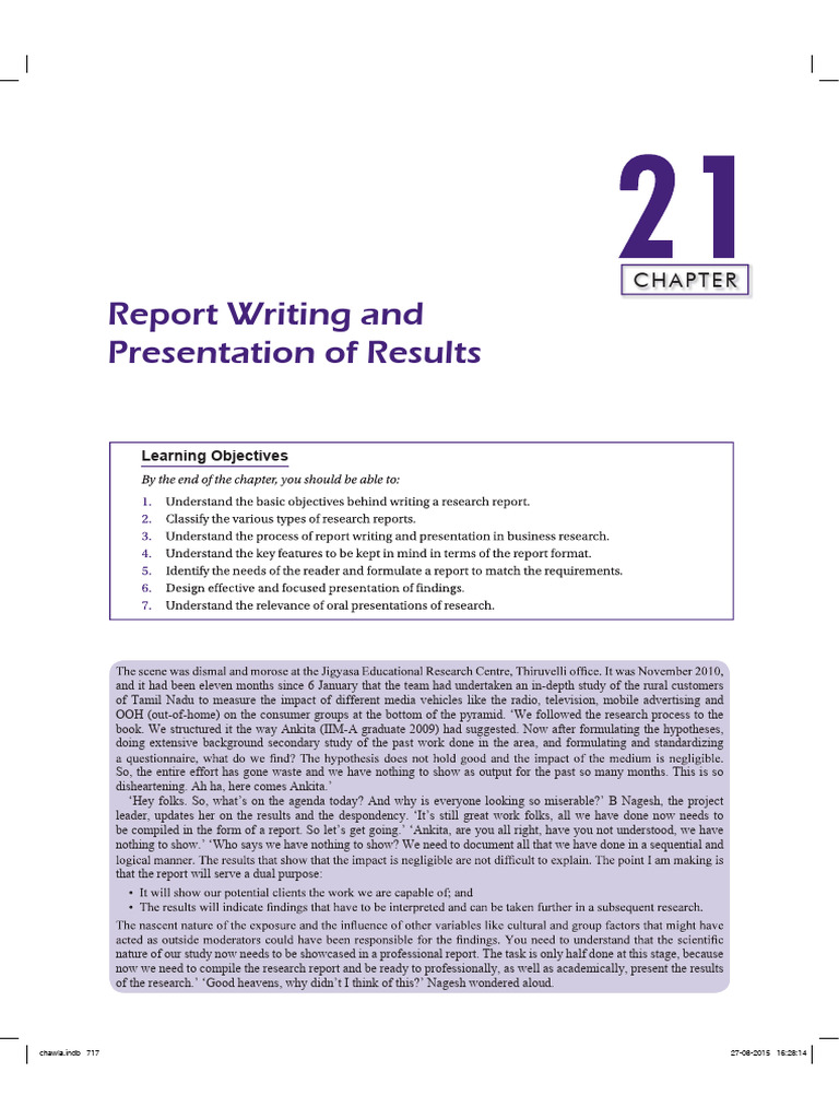 Research Report Writing Unit 5 | PDF | Communication | Human Communication