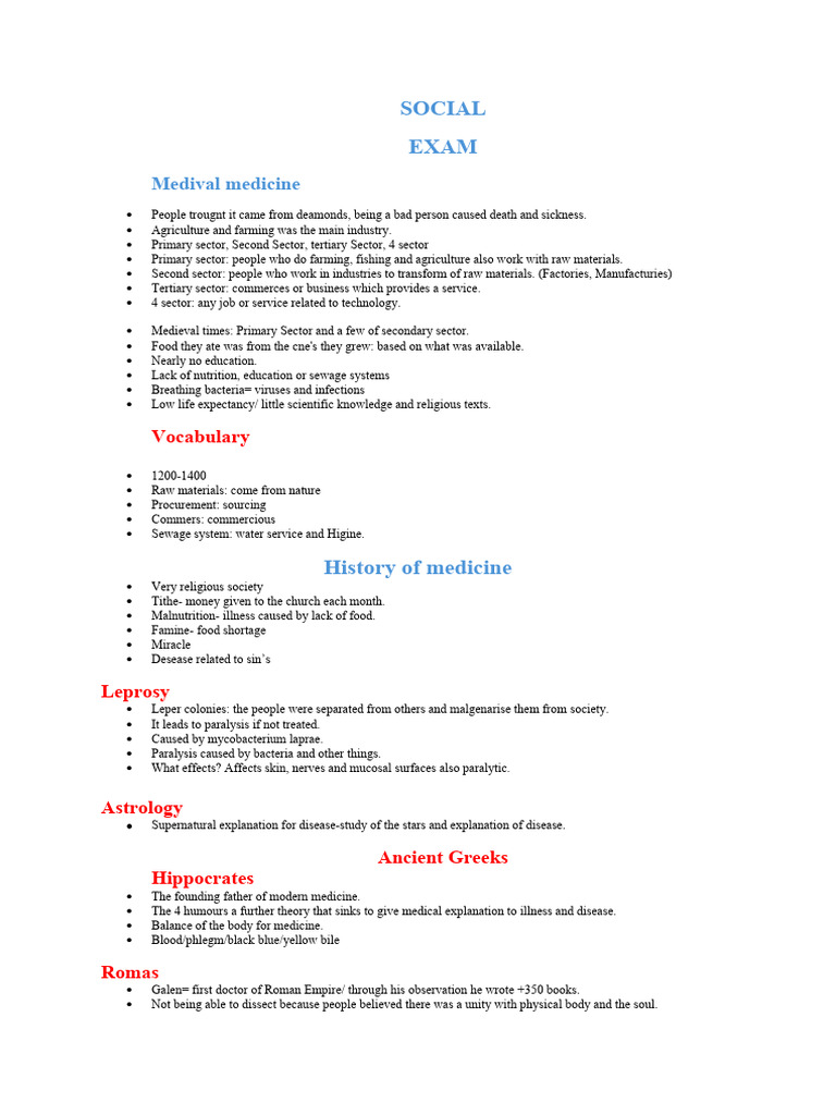 Socials Exam | PDF | Renaissance | Humanism