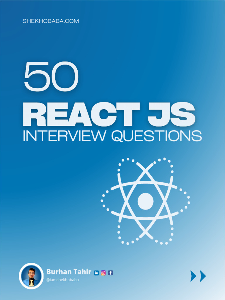 React Js Interview Questions | PDF | Software | Systems Engineering
