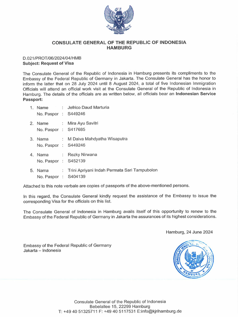 Note Verbale_Immigration Official Visit to Indonesian General Consulate ...