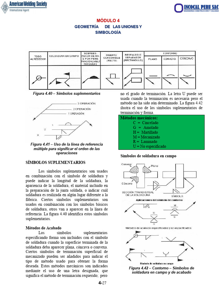 Geometría de Las Uniones y Simbología - Módulo 4 Parte 3 | PDF | Soldadura | Construcción