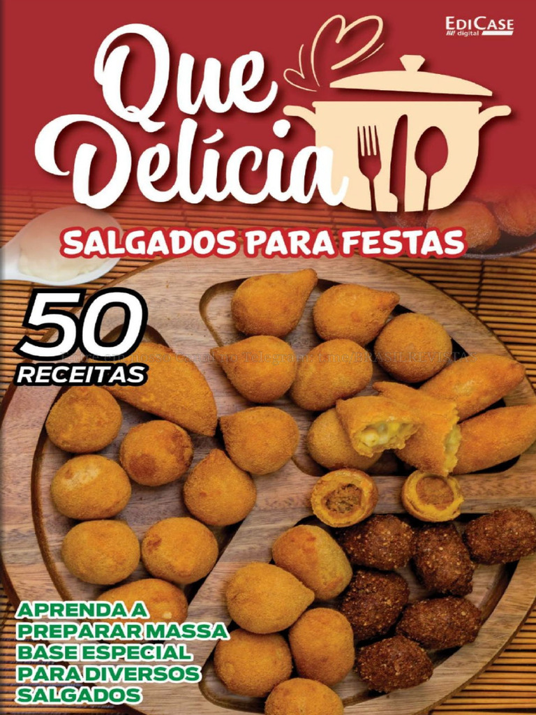Que Delícia - Salgados para Festas - Set22 | PDF