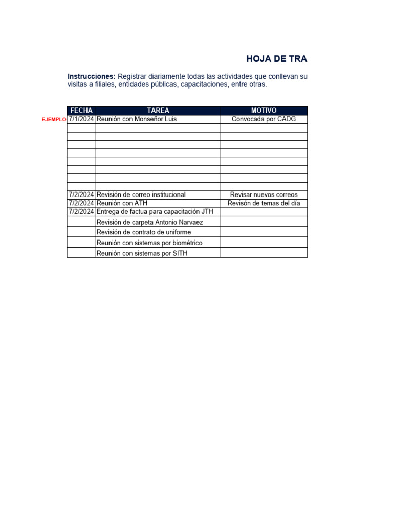 Hoja de Trabajo Adg | PDF
