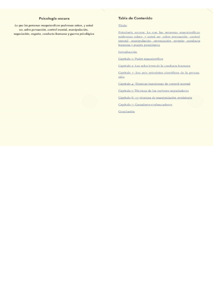 Psicologia Oscura Steven Turner 2019 PDF | PDF