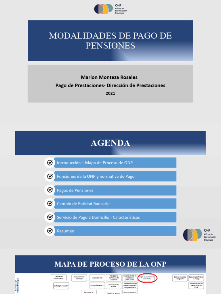 Capacitacion Modalidades Pago- Pago Domicilio | Descargar gratis PDF | Bancos | Pensión