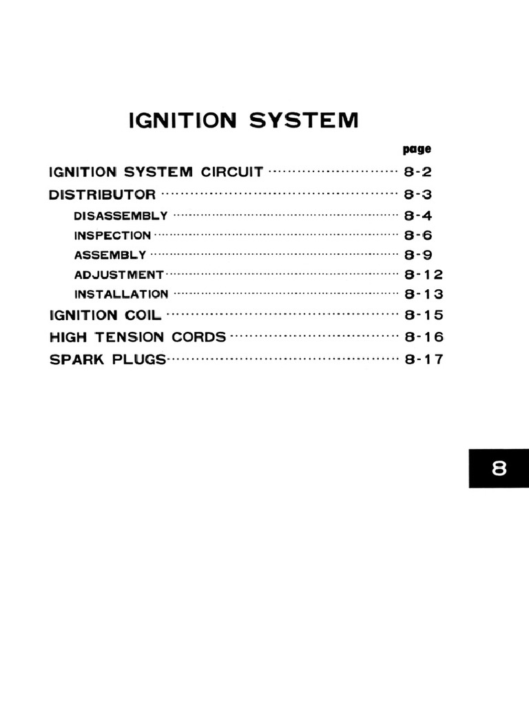 4M ENGINE - Ignition System | PDF