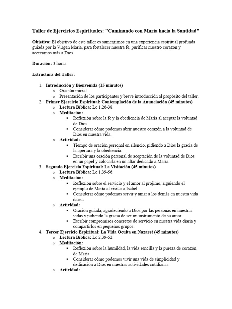 Caminando Con María Hacia La Santidad | PDF | Oración | María, madre de ...
