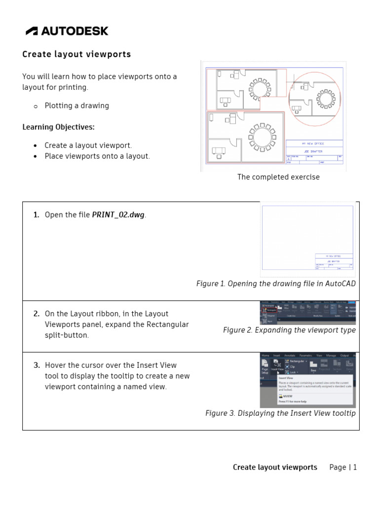 L1 02 SBS Creating Layout Viewports | PDF | Software | Computing