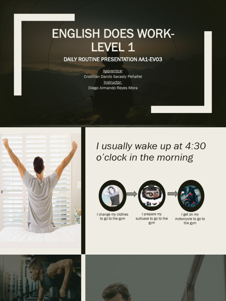 English Does Work - Level 1 | PDF | Meal | Eating Behaviors Of Humans