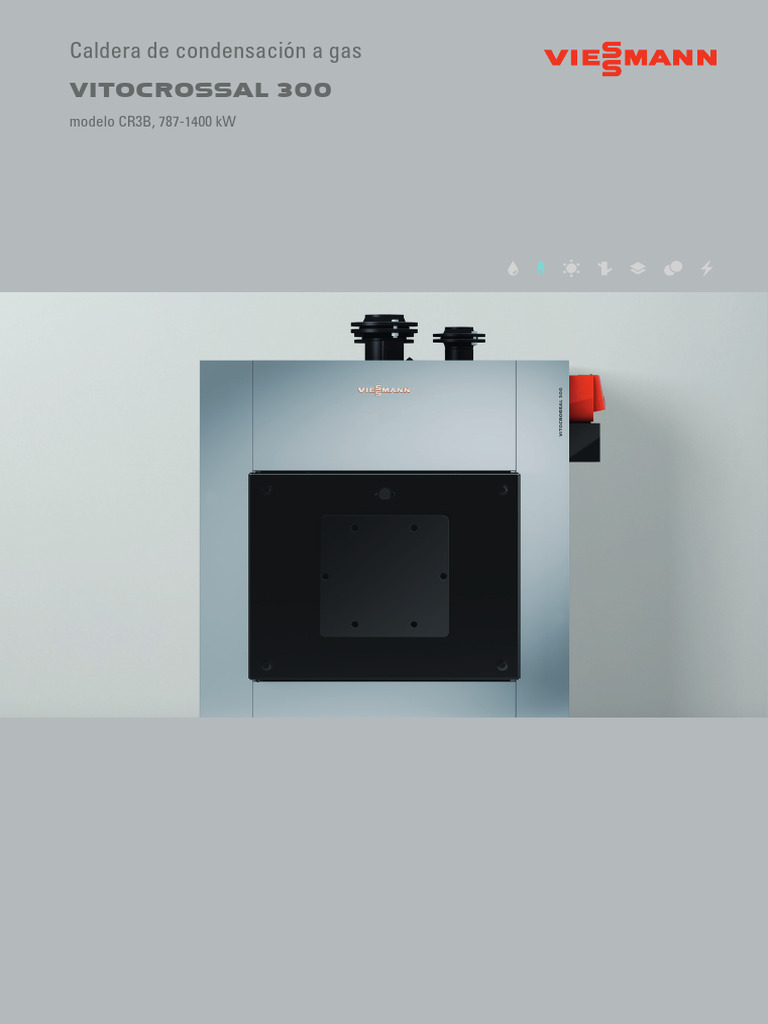 VIESSMANN - Vitocrossal 300 - CR3B - 787-1400 KW | PDF | Condensación