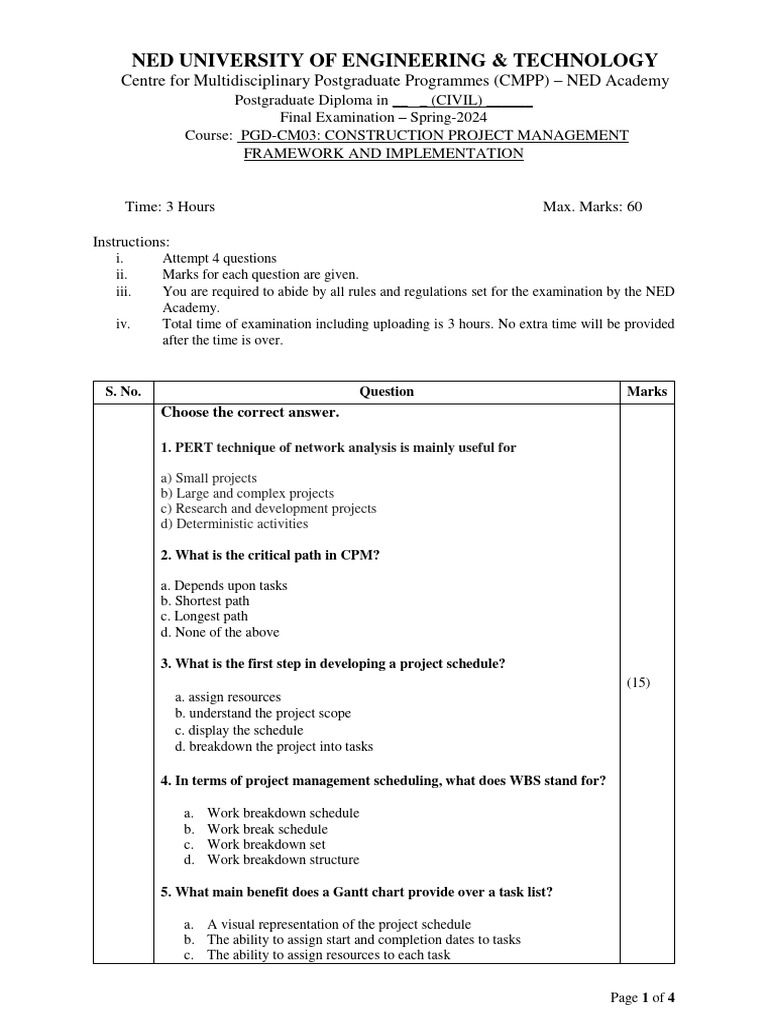 Final Paper | PDF | Project Management | Business