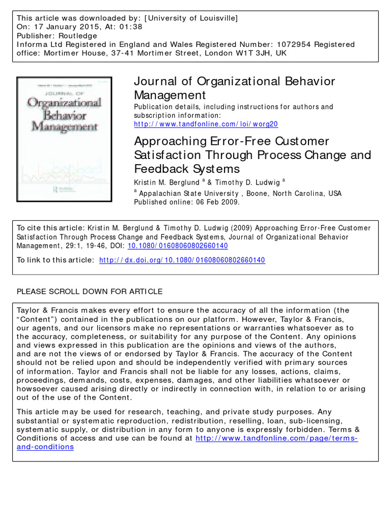 Berglund 2009 | PDF | Warehouse | Retail