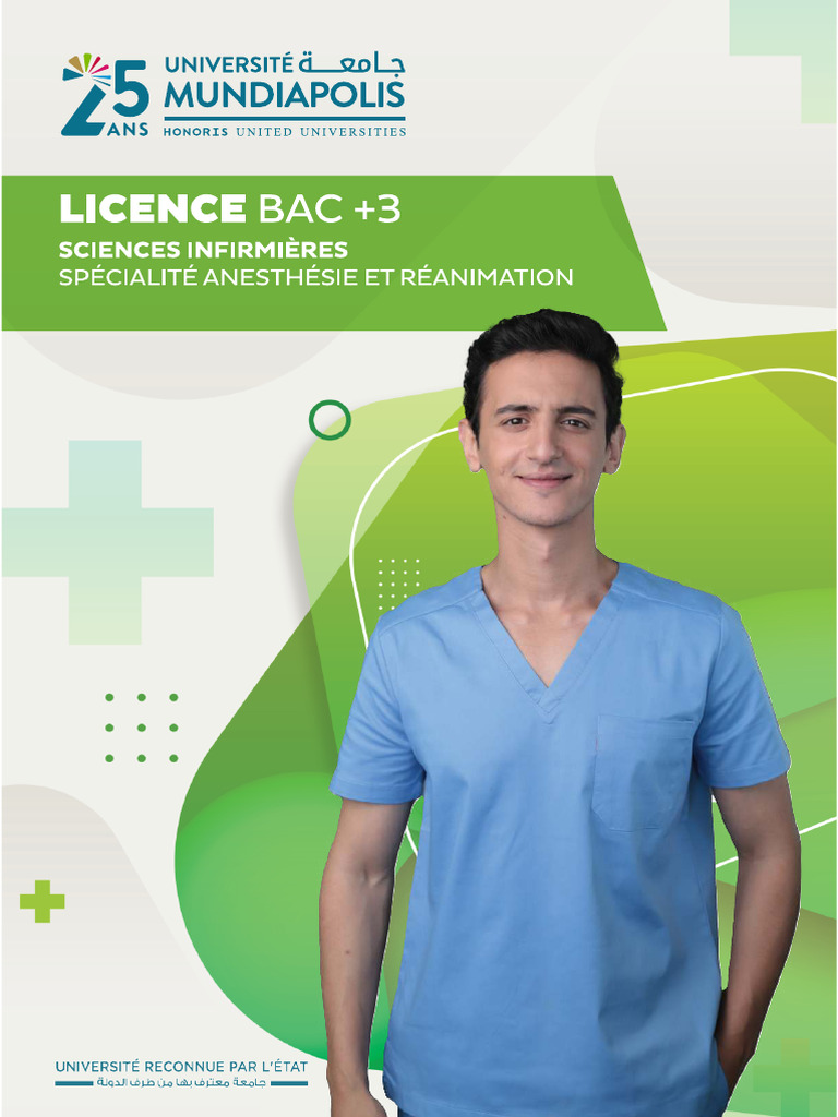 Licence en Sciences Infirmières - Anesthésie Et Réanimation Bac+3 - 0 | PDF