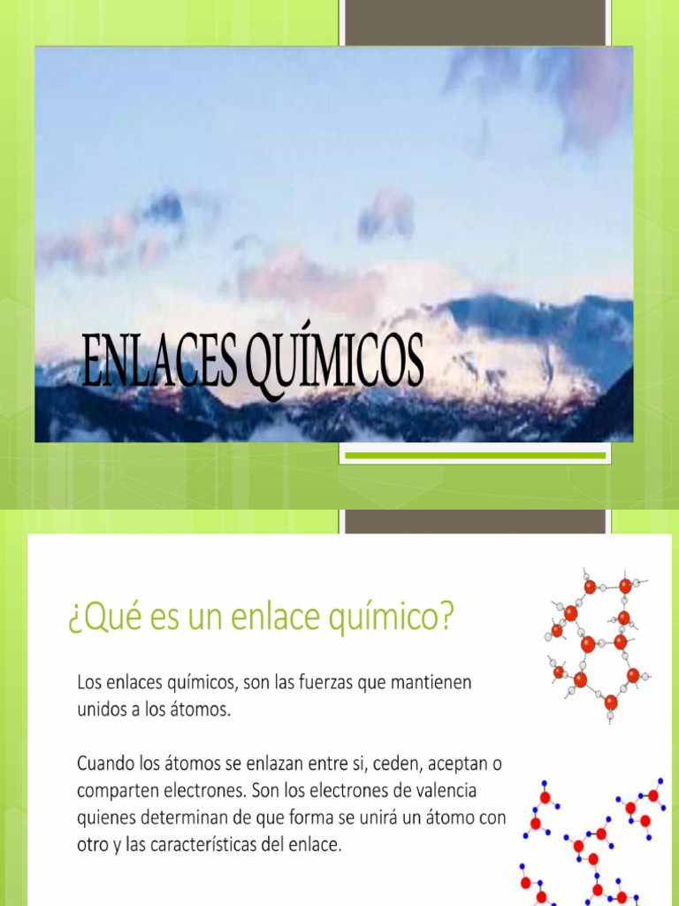 enlaces quimicos | PDF