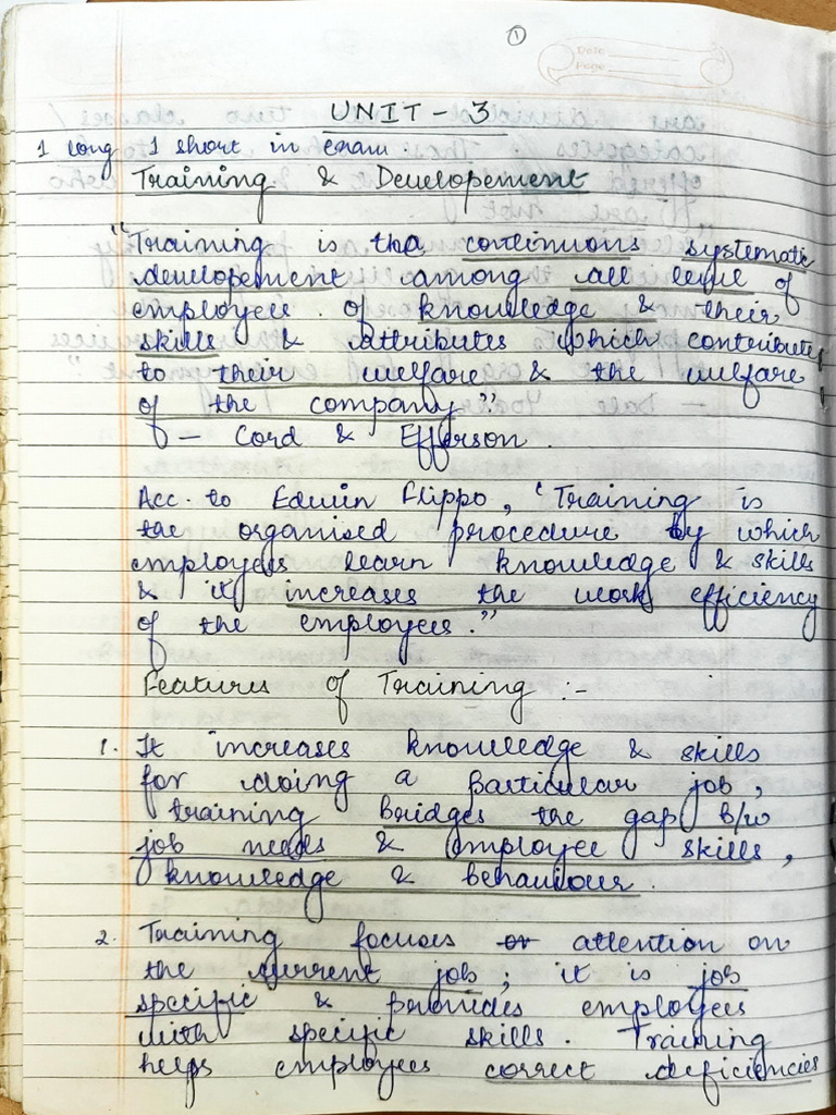 HRM Notes of - Unit 3 | PDF