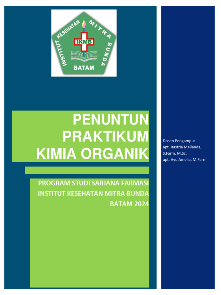 Penuntun Kimia Organik Fix | PDF