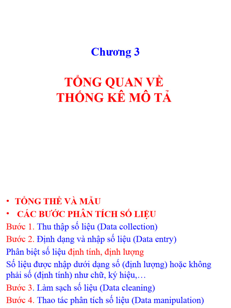 Chuong 3. Tong Quan Ve Uoc So Thong Ke | PDF