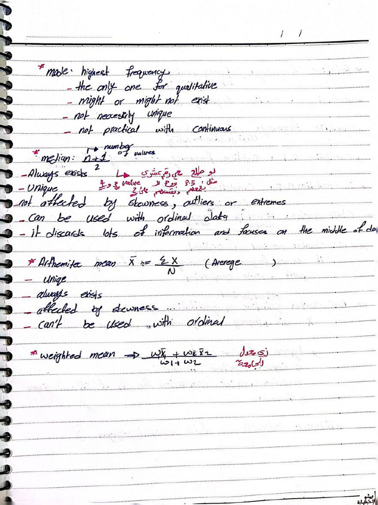 Biostatistics Summary | PDF