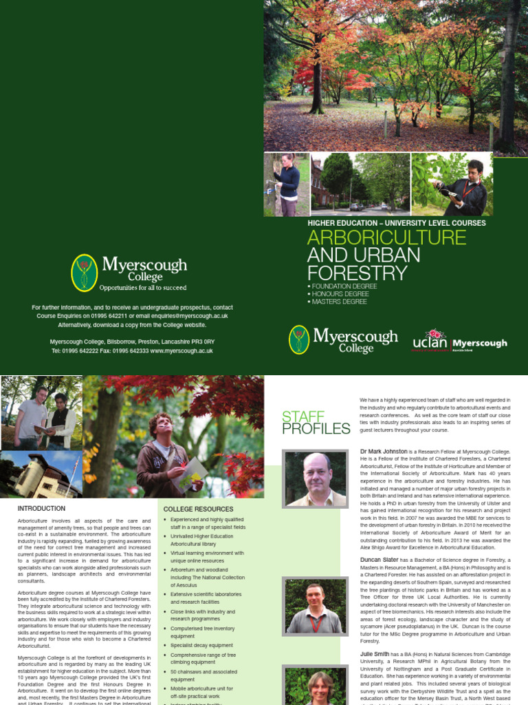 Arboriculture and Urban Forestry | PDF | Science & Mathematics