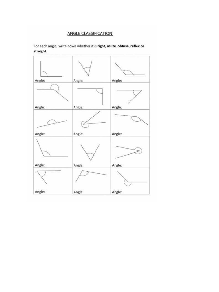 Geometry- Angles | PDF