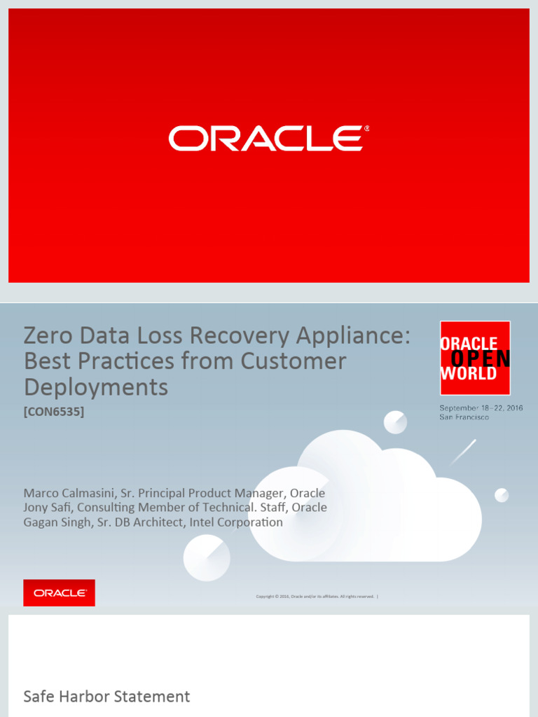Zdlra Bestpractices | PDF | Backup | Databases