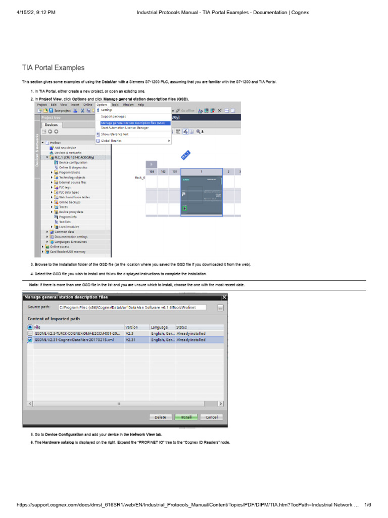 Industrial Protocols Manual - TIA Portal Examples - Documentation ...