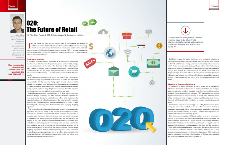 O2O - The Future of Retail | PDF | Retail | Internet