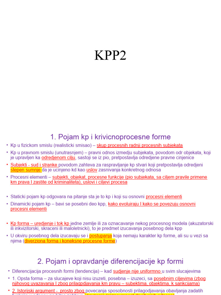 KPP2 - Skripta | PDF