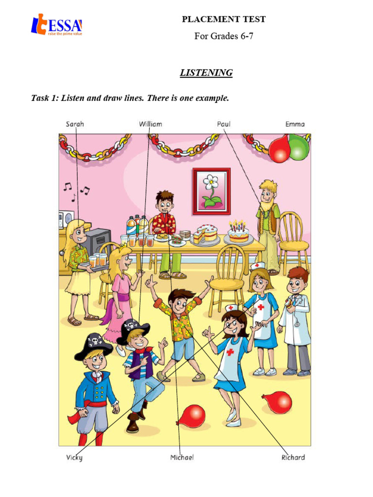 3.placement Test.G6-7.Answer Keys | PDF | Language Families ...