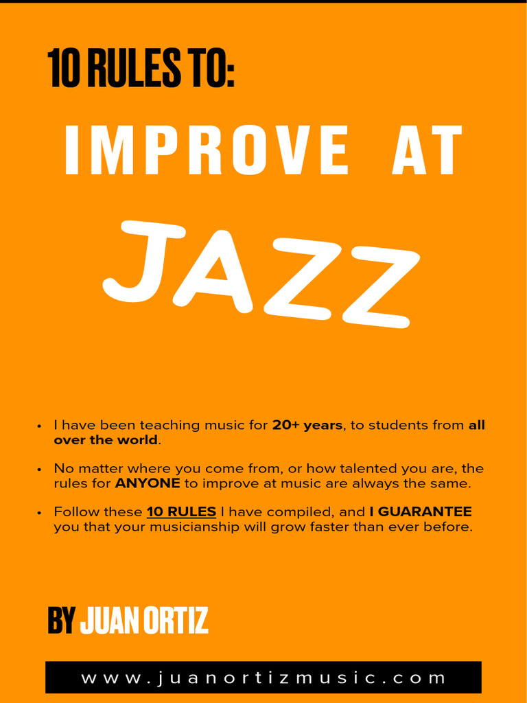 10 Rules To Improve at Jazz | PDF | Cognition