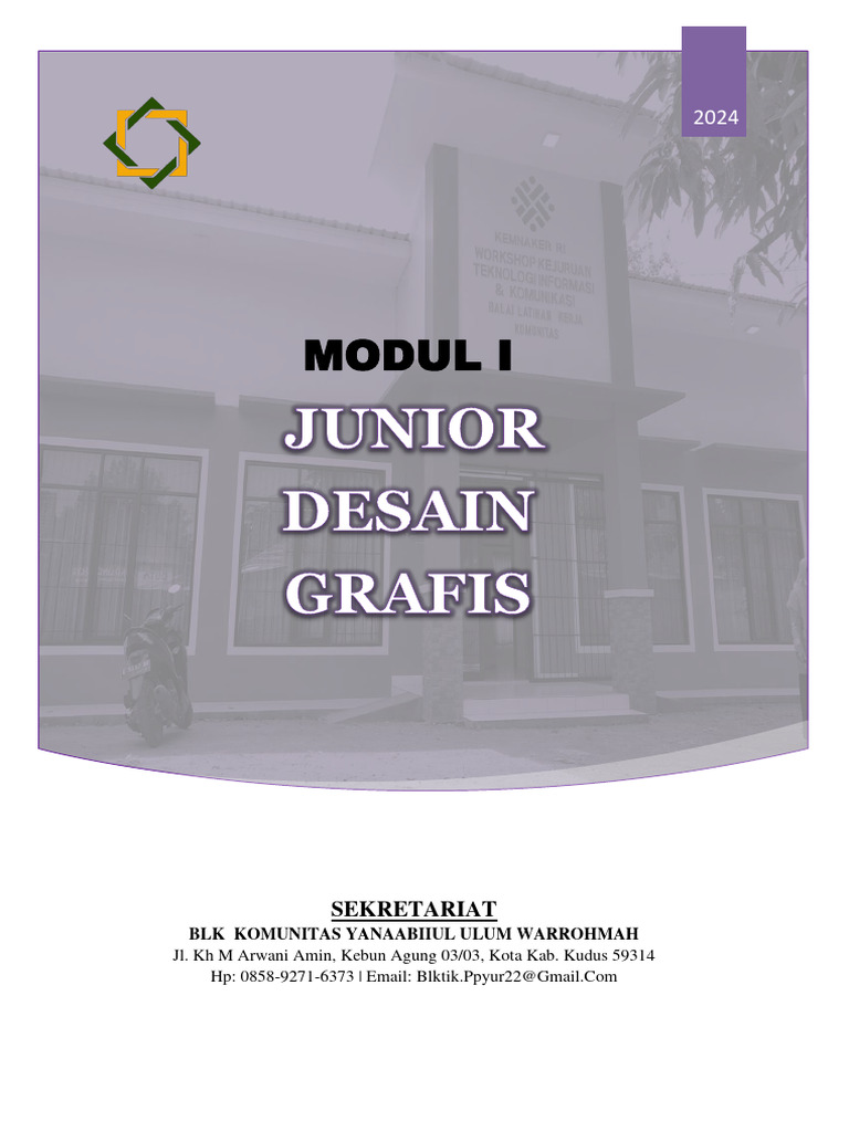 Modul I - PBK JUNOR DESAIN GRAFIS | PDF | Seni | Teknologi & Rekayasa