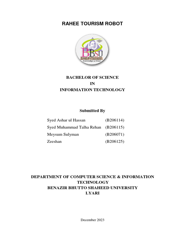 Rahee Tourism Robot | PDF | Internet Of Things | Tourism