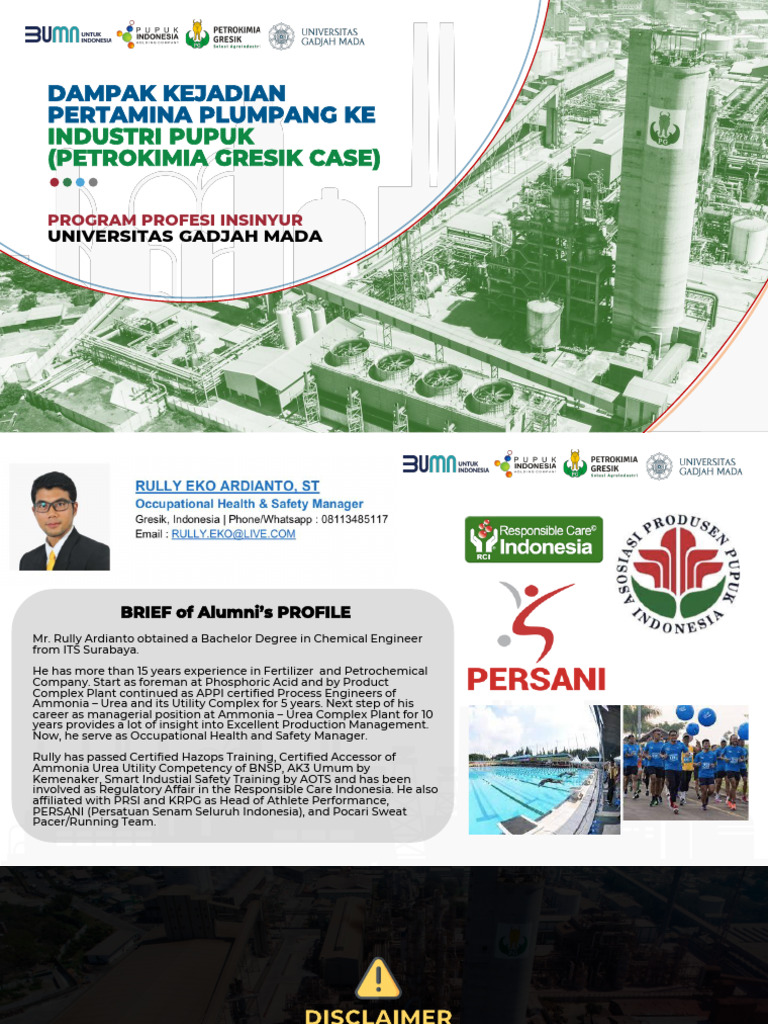 Materi Kuliah Tamu - Pentingnya Profesi Insinyur Pada Industri | PDF