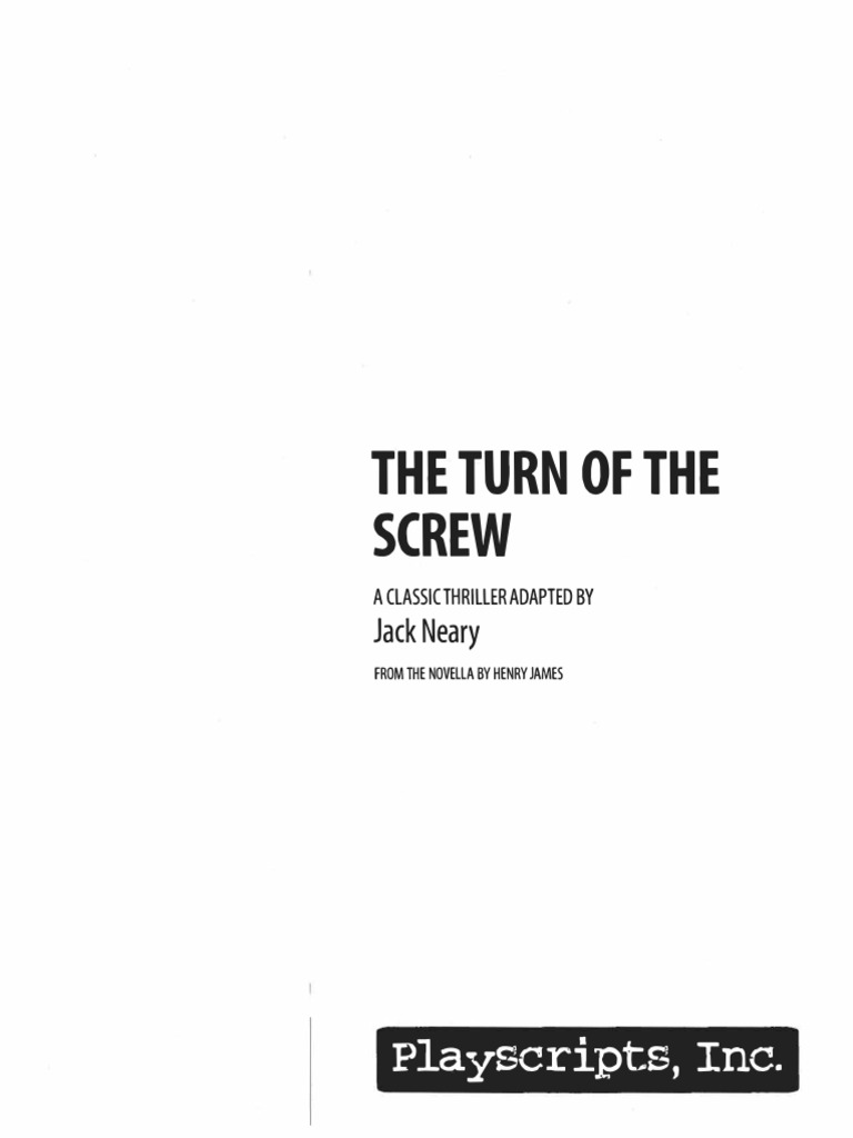 The Turn of the Screw Script | PDF
