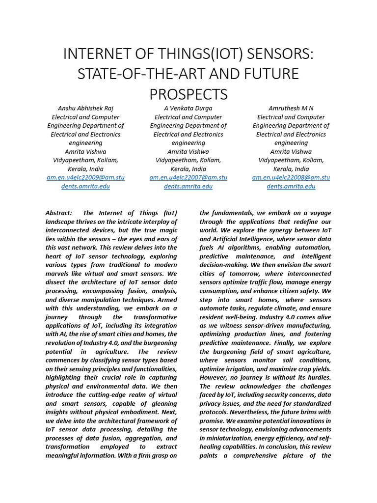 Internet of Things | PDF | Internet Of Things | Artificial Intelligence