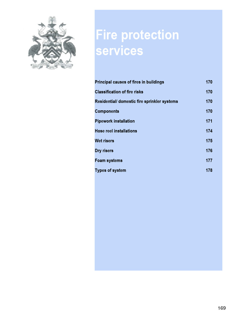 p169 p178 RFC Fire Protection Services V 2 | PDF | Fire Sprinkler System | Pipe (Fluid Conveyance)