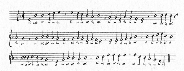 Exercise Solmisation | PDF