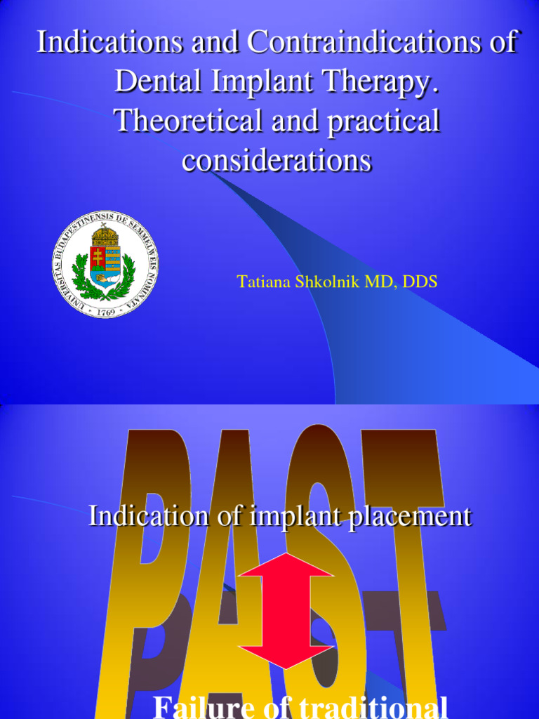 The-Indications-Contraindications-Of-Implant-Treatment. 222 | PDF ...