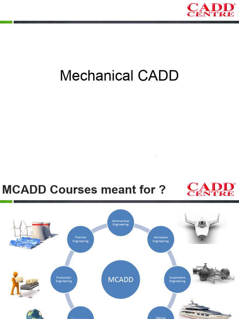 Techno Mcadd | PDF | Computer Aided Design | Engineering
