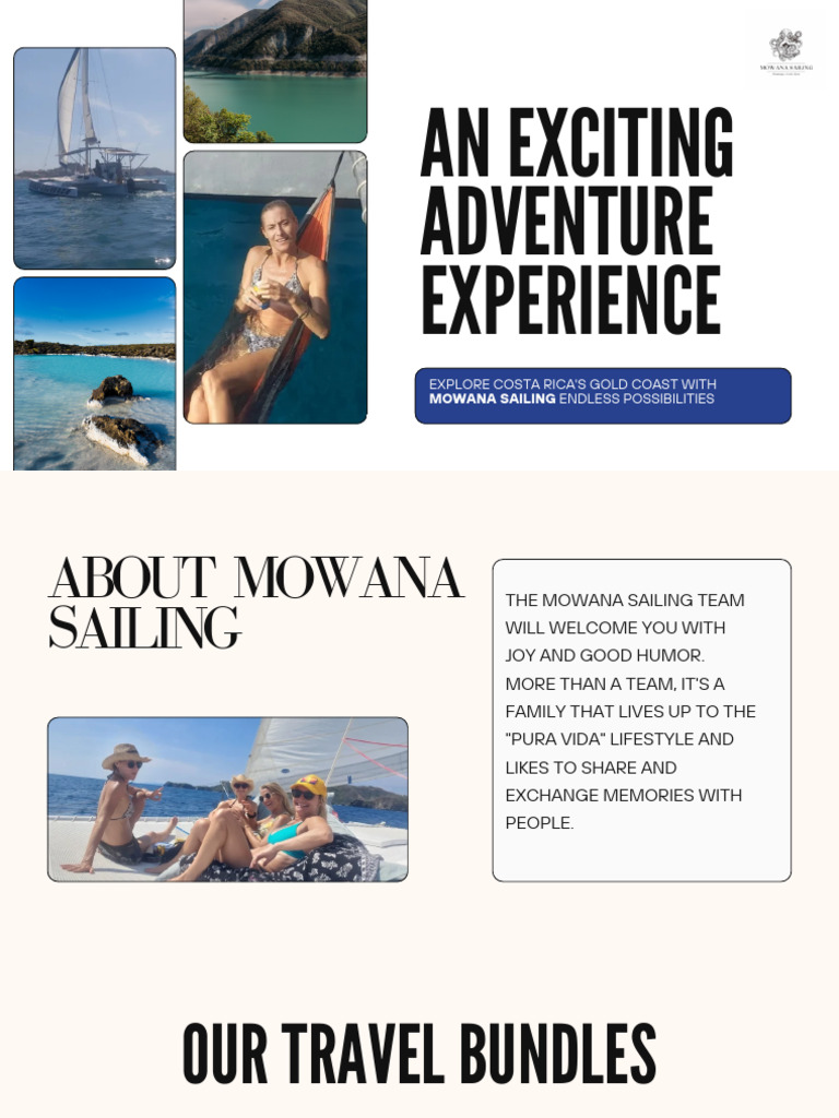 Adventure Sailing Tours - Mowana Sailing | PDF