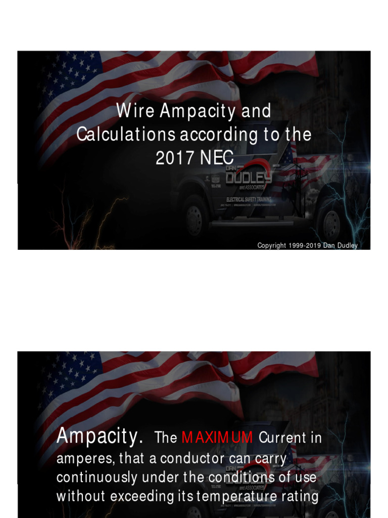 2019 Ampacity-Calculations | PDF | Electrical Conductor | Electrical ...
